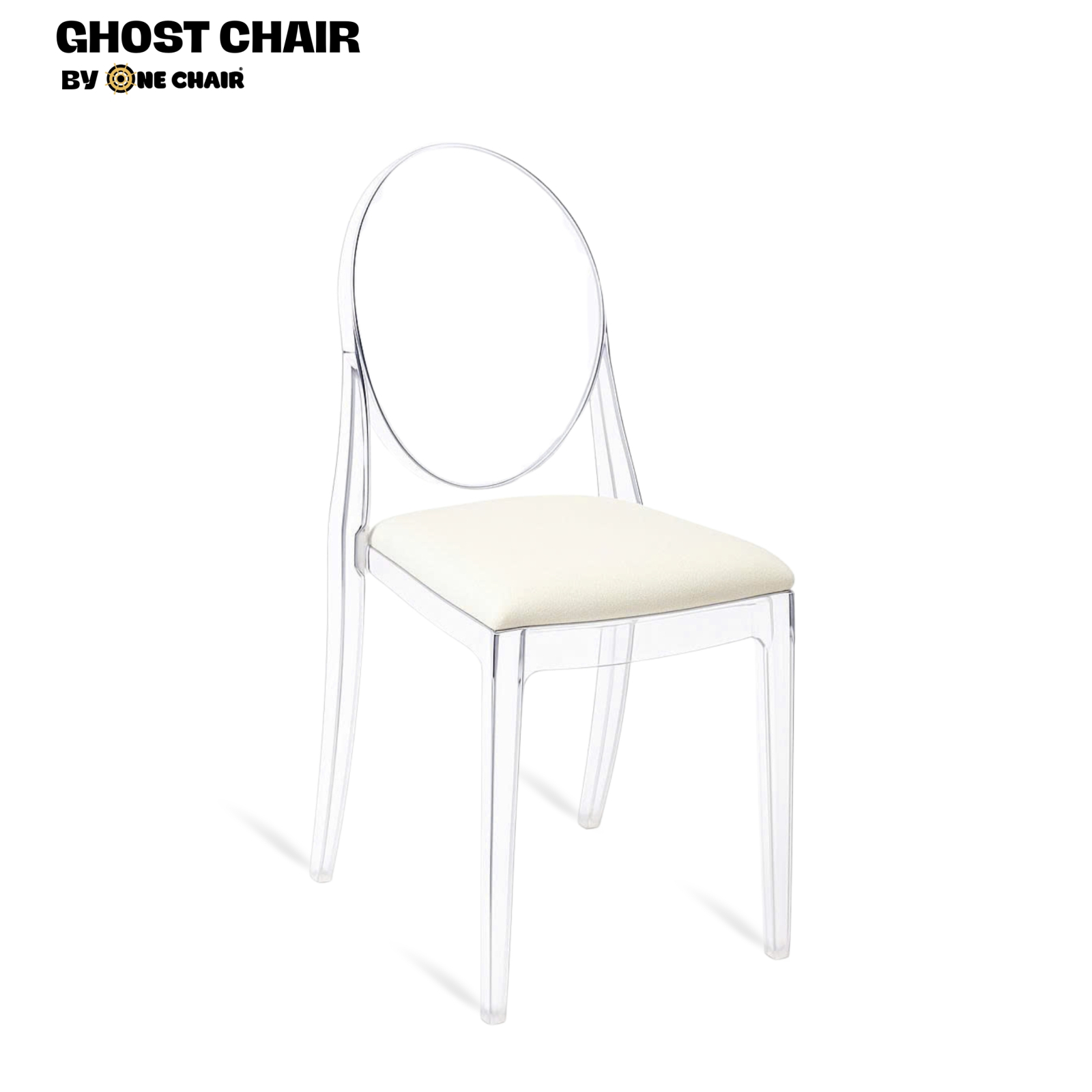 Ghost Chair - Nệm Màu Trắng | Ghế Trong Suốt Sắc Trắng Tinh Khôi ...